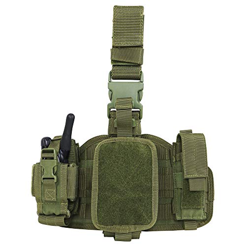 Condor Outdoor EMT Tactical Leg Rig with Detachable MOLLE Pouches (OD Green)