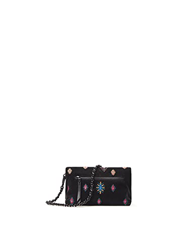 Desigual womens Across Body Bag, Black, U US