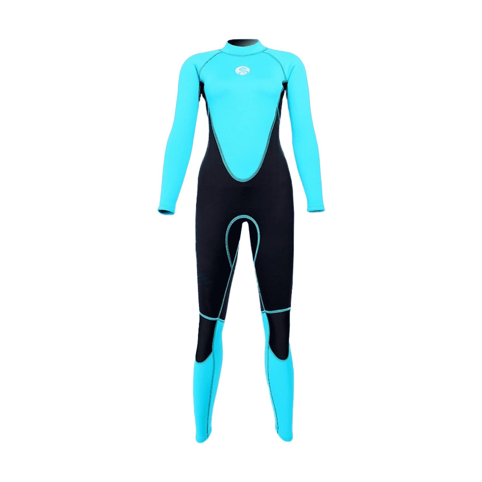 Dizokizo 3mm Wetsuit Women Neoprene Long Sleeve Full Diving Suit Surfing Swimming Snorkeling Back Zip Pink
