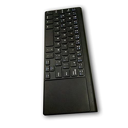 FEDRUI Wireless Mechanical Keyboard with Touchpad Keypad, PC Desktop Gaming Keyboard for Office