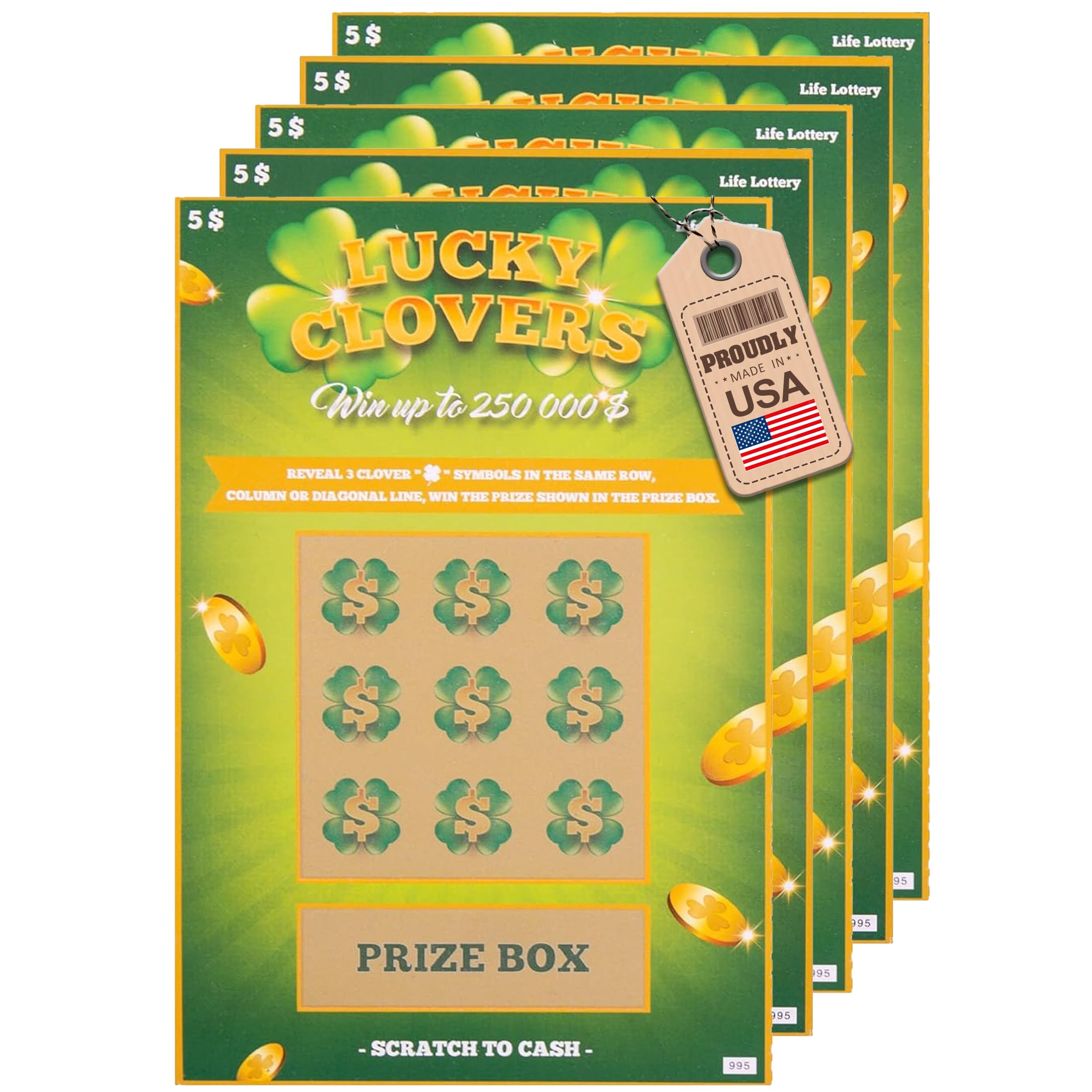 VNS Creations 5 Pregnancy Announcement Scratch Off Cards - Fun Ways to Announce Pregnancy - Baby Reveal Ideas for Grandparents - Fake Lottery Pregnancy Reveal to Husband, Wife, Kids, Family