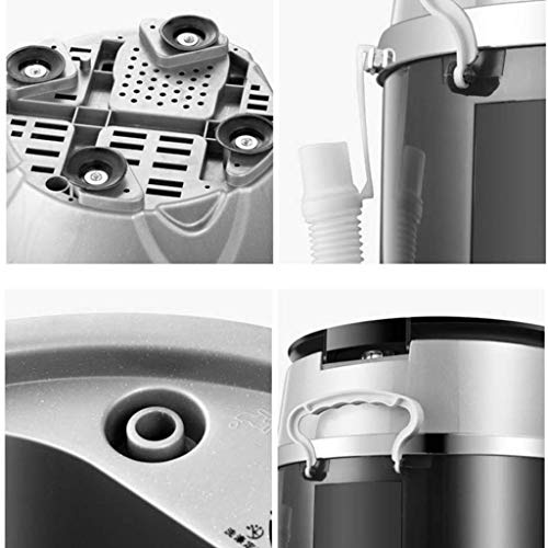 Dark Grey Washing Machine,Portable Mini Single Barrel Semi Automatic Washing Machine for,Automatic Laundry Load Capacity