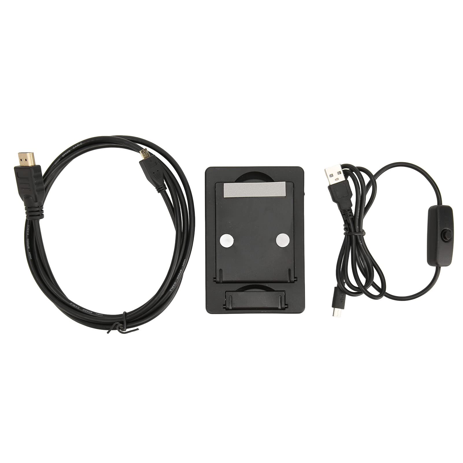 FOTABPYTI Computer CPU Monitor, 7.9 Inch Multifunction Dimmable PC CPU Monitor for Chassis