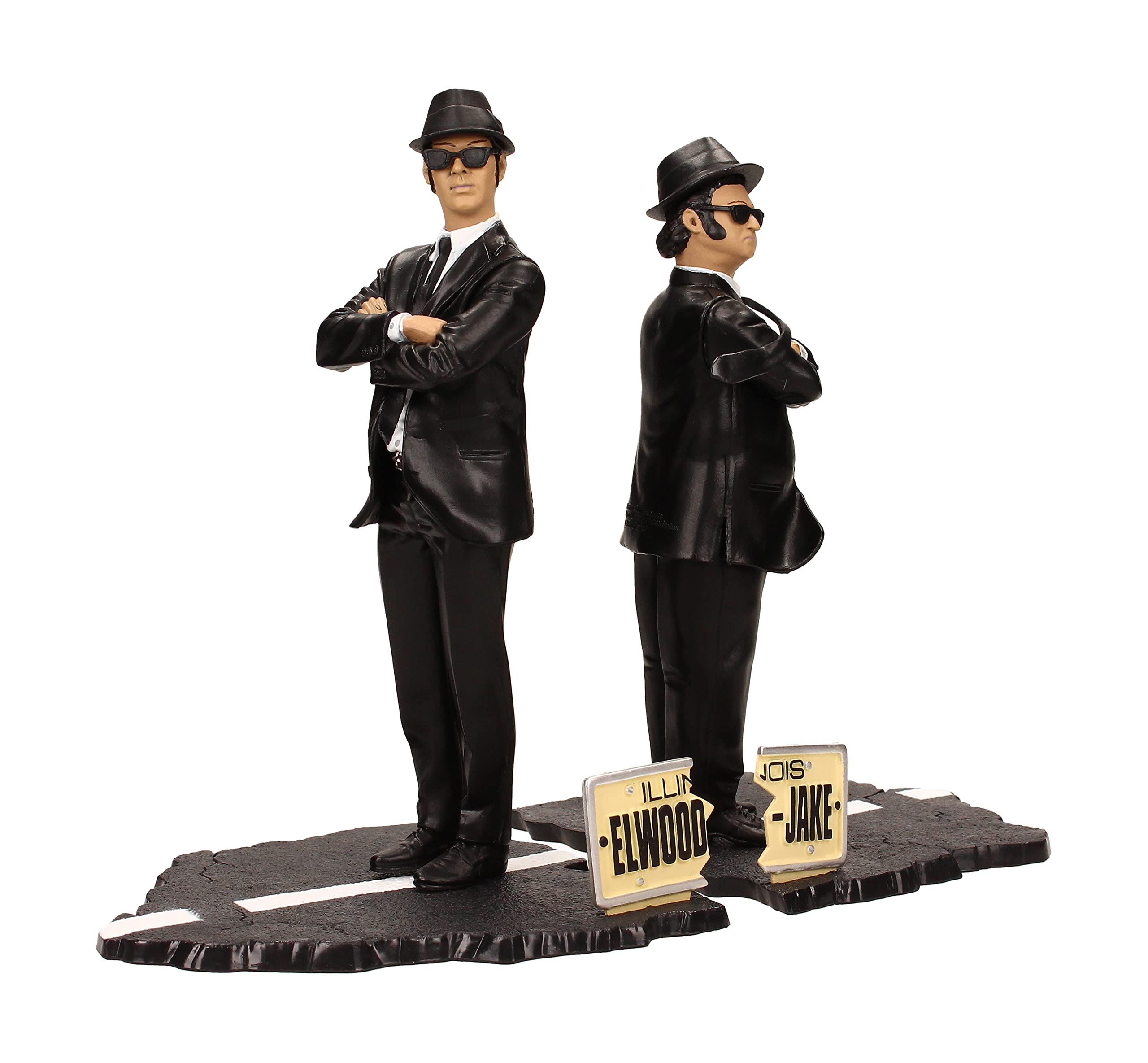 SD Toys Movie Icons The Blues Brothers Jake & Elwood Figure Set, 7"