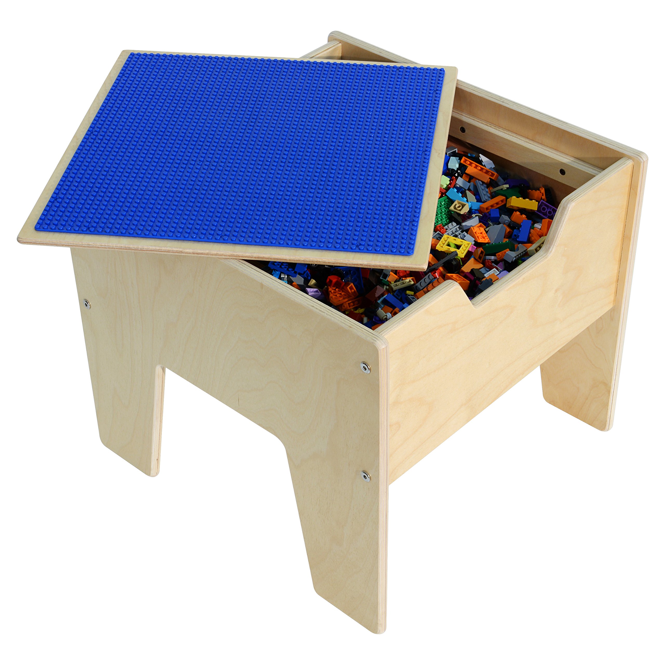 Contender 2-N-1 Activity Table with Blue Lego Compatible Top - RTA
