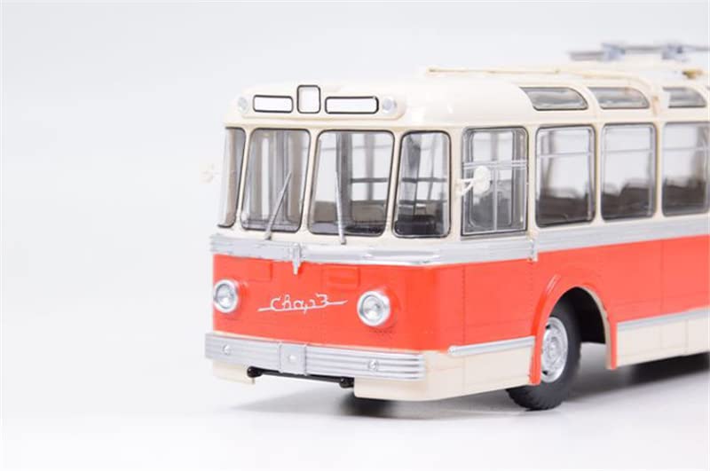 for MODIMIO Soviet SVARZ-MTBES 2-Axes 2-Doors Trolley Bus 1/43 ABS Truck Pre-Built Model