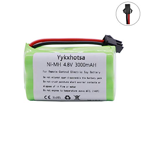 Parts & Accessories 4.8V 3000mAh Battery SM Plug for Remote Control Toys Cars Tanks Guns Robots 4.8v NiMH Battery AA Batteries Pack - (Color: 4PCS)