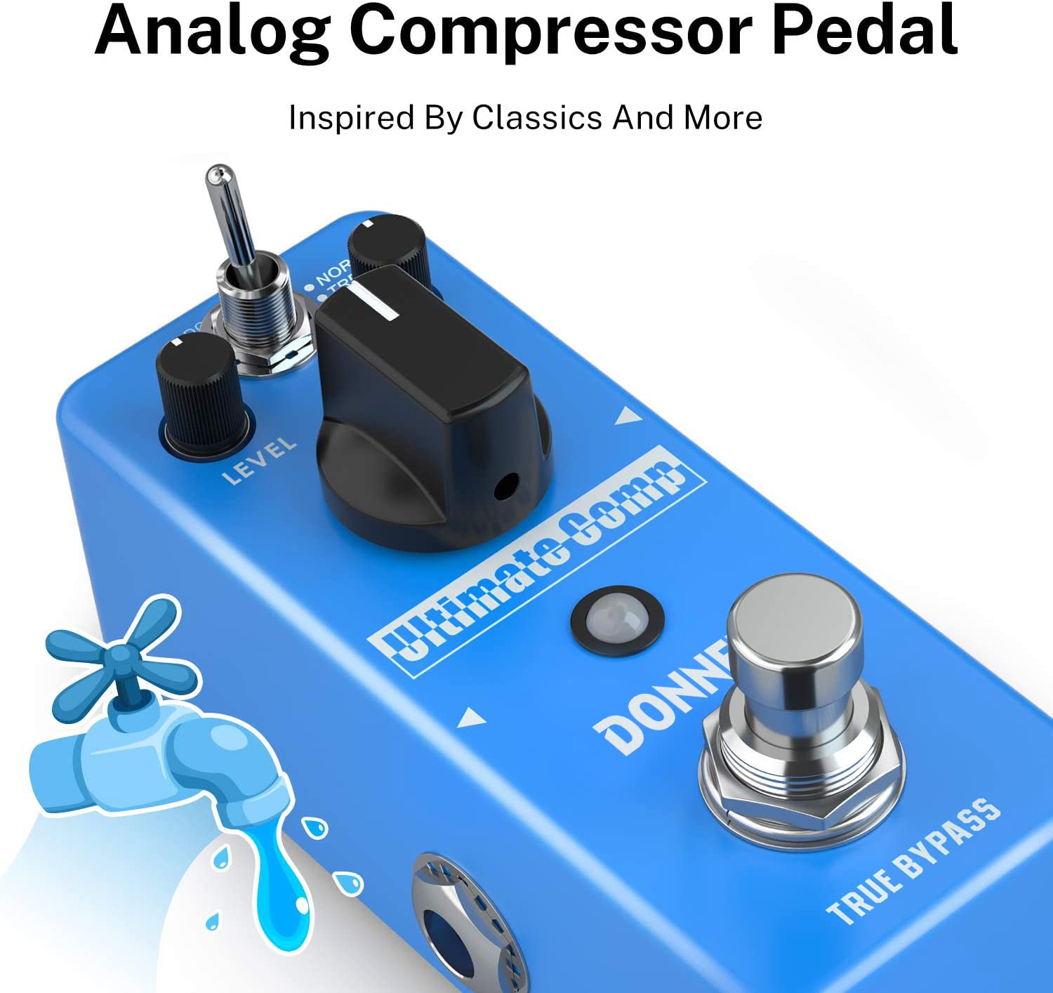 Donner Compressor Pedal, Donner Distortion Guitar Pedal