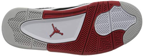 Nike Men's Air Jordan Dub-Zero Shoe, White Black Varsity Red Neutral Grey, 9.5