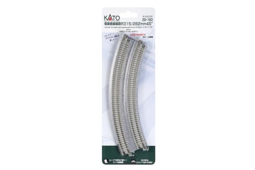 Kato USA Inc. N 11/12.4 45-Degree Double Track Curve 2 KAT20183 N Track