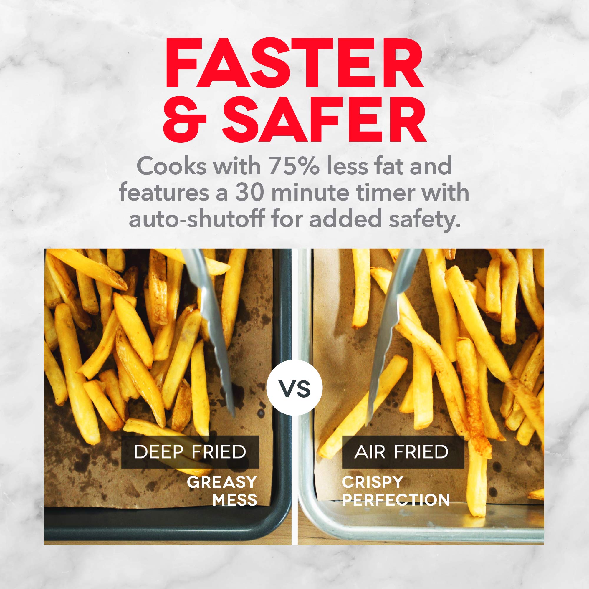 Dash DCAF250GBBK02 Aircrisp® Pro Compact Air Fryer + Oven Cooker with Temperature Control, Non Stick Fry Basket, Recipe Guide + Auto Shut Off Feature, 2qt, Black