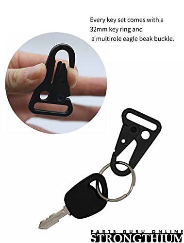 Strongthium 140403 Replacement Key for John Deere Craftsman Husqvarna Poulan Riding Mower Tractor GY20680