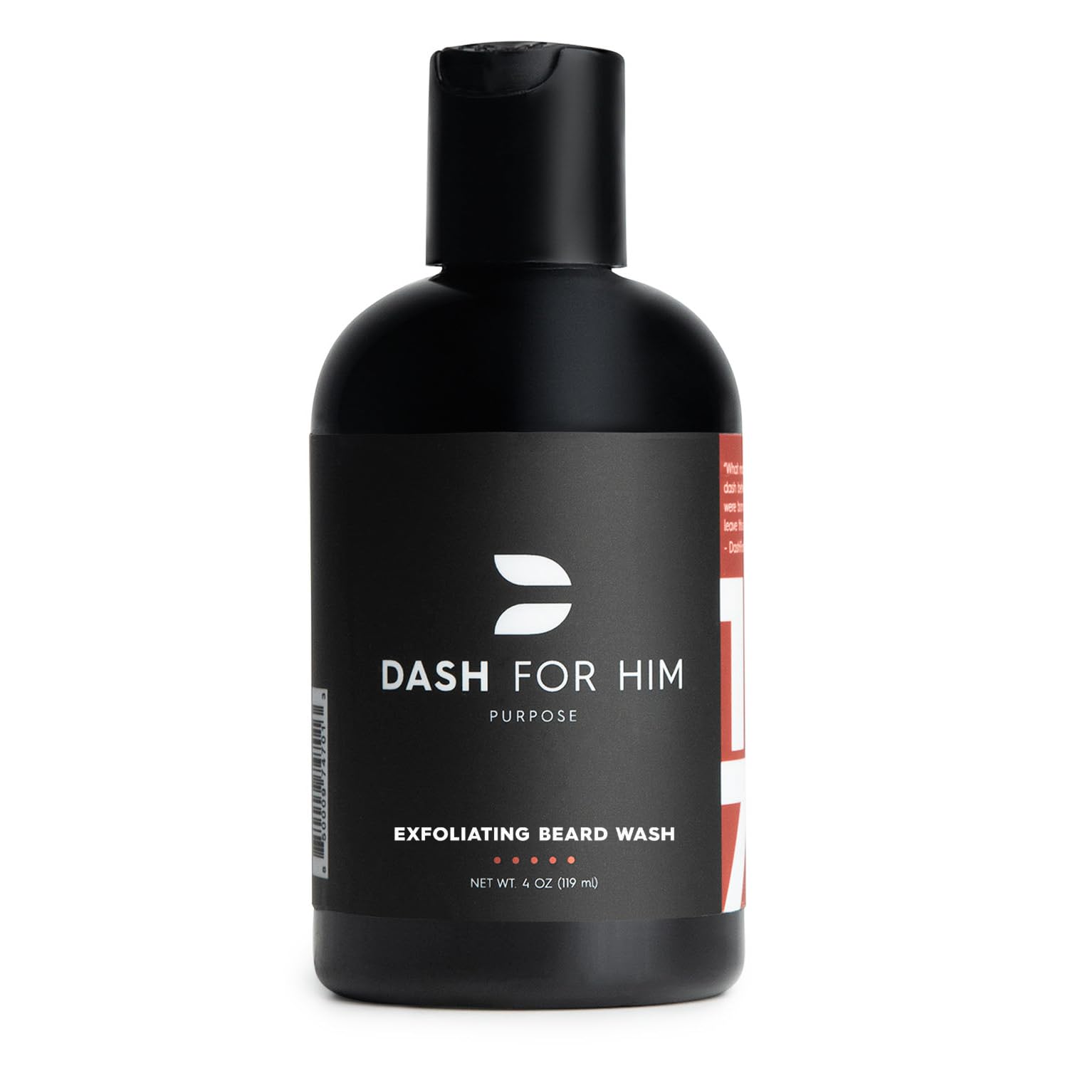 Dash For Him Beard Wash For Men - Hydrates, Softens, Deep Cleans, Refreshes, Reduces Itch, Suitable for All Beard Types - 4oz