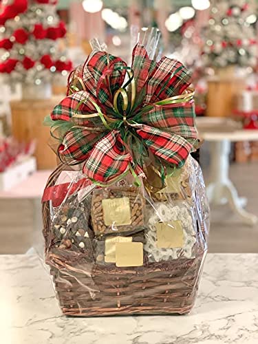 Holvyt Large Clear Gift Basket Bags, 10 Pack 20"x 28" Cellophane Wrap Plastic Package for Baskets and Gifts
