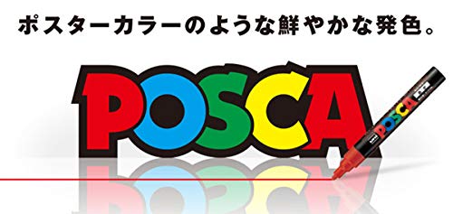 Posca Paint Marker Medium Point (PC-5M) 29 Colors FULL RANGE Bundle Set Uni Mitsubishi Poster Colour ALL COLOR 2.2mm Marking Pen Loconeko Memo pad Set