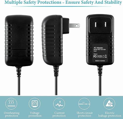 Jantoy AC/DC Adapter Compatible with Model ZD24W200100US E-TEK INLIFE P/N V-001-TCS Auto Charging Dock Station I6 i7 ZK8077 Smart Robotic Robot Vacuum Cleaner Power Supply Cord Battery Charger
