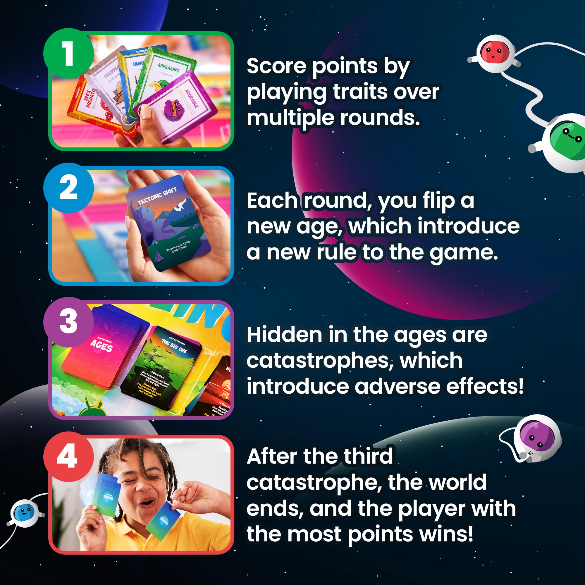 Doomlings Deluxe Bundle - Fun Family Card Game for Adults, Teens & Kids, Ages 10+, Includes Playmat, 5 Expansions & 3 Mystery Holofoils…