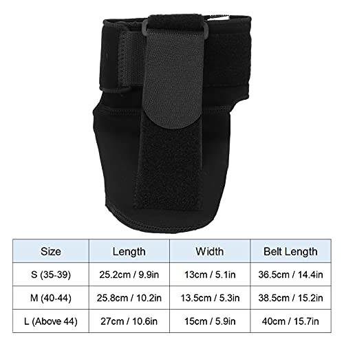 Plantar Fasciitis Night Splint, Neoprene NightSock Drop Foot Orthosis for Men & Women Stroke, Achilles Tendinitis, Heel Spurs(L)