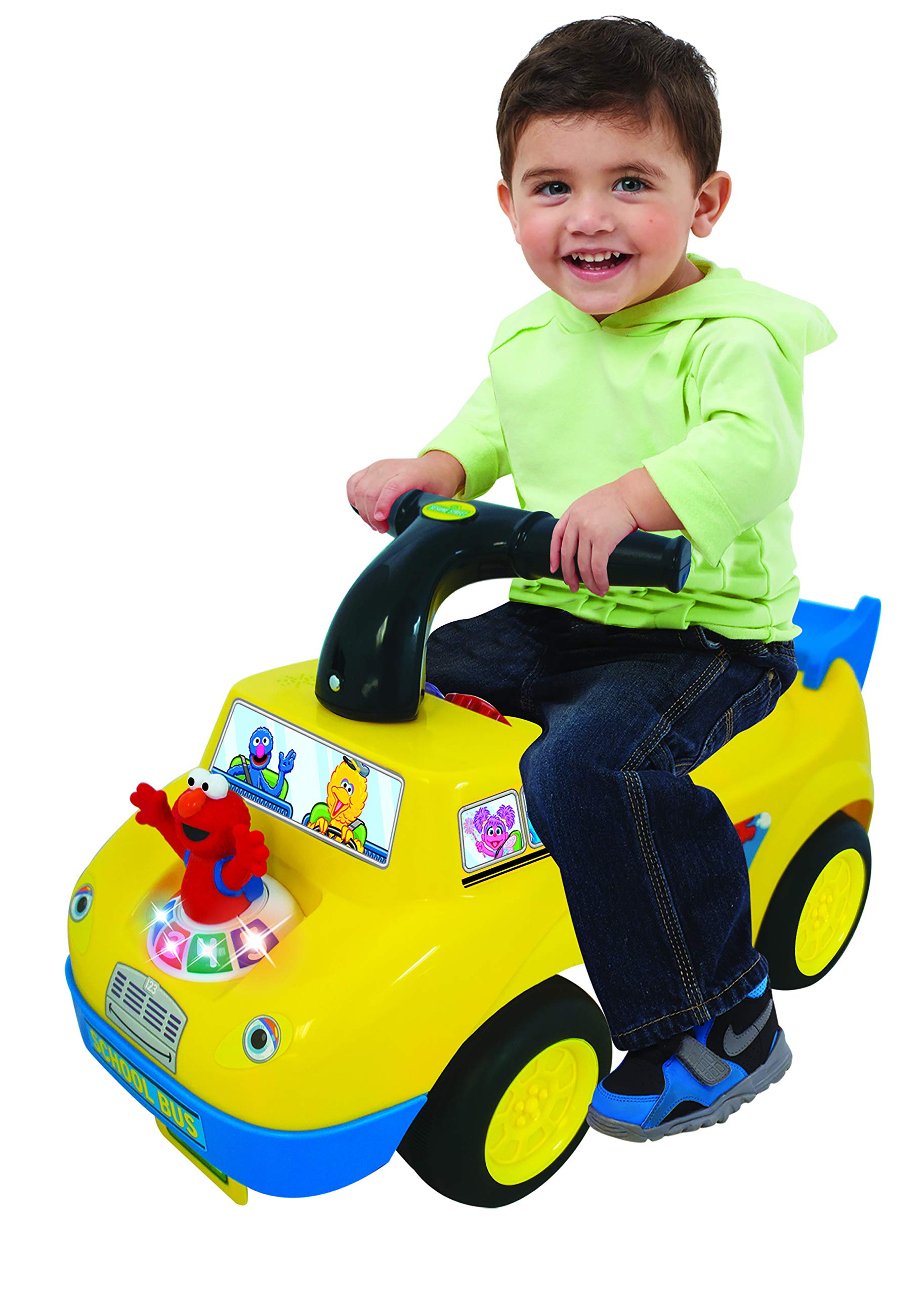 Sesame Street Elmo School Bus Ride-On, 12 months to 36 months