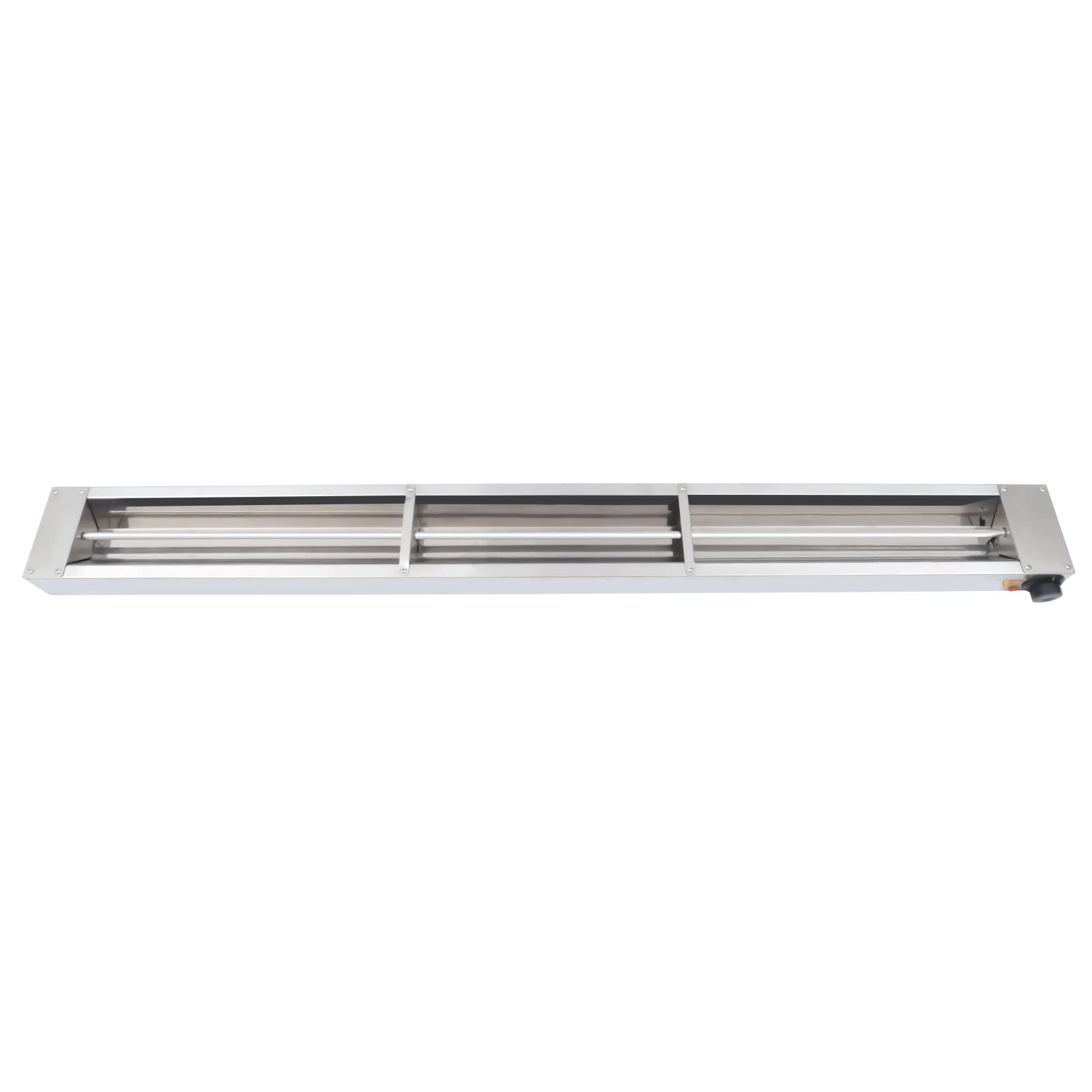 Fetcoi 60'' Food Heat Lamp Overhead Food Warmer, Commercial Electric Infrared Strip Heater with Cord, Plug & 4 Mounting Hooks, for Restaurants, Buffets, 110V, 1000 Watts, Silver