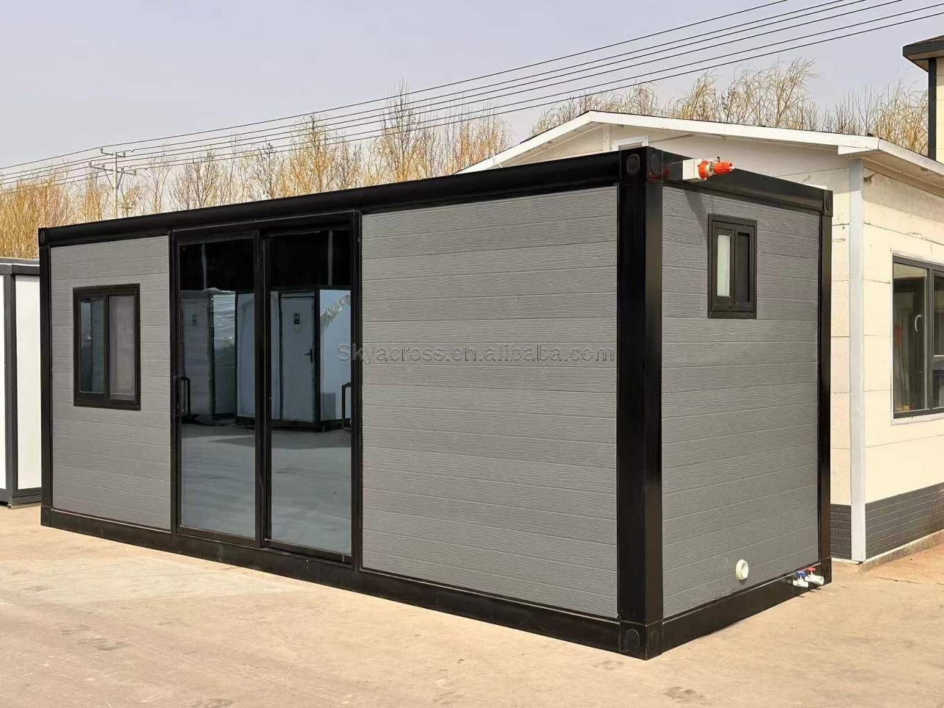 Generic Airconditined Modular Home Prefabricated Luxury Bungalow, Home,Storage 20ft Container Home, Customized