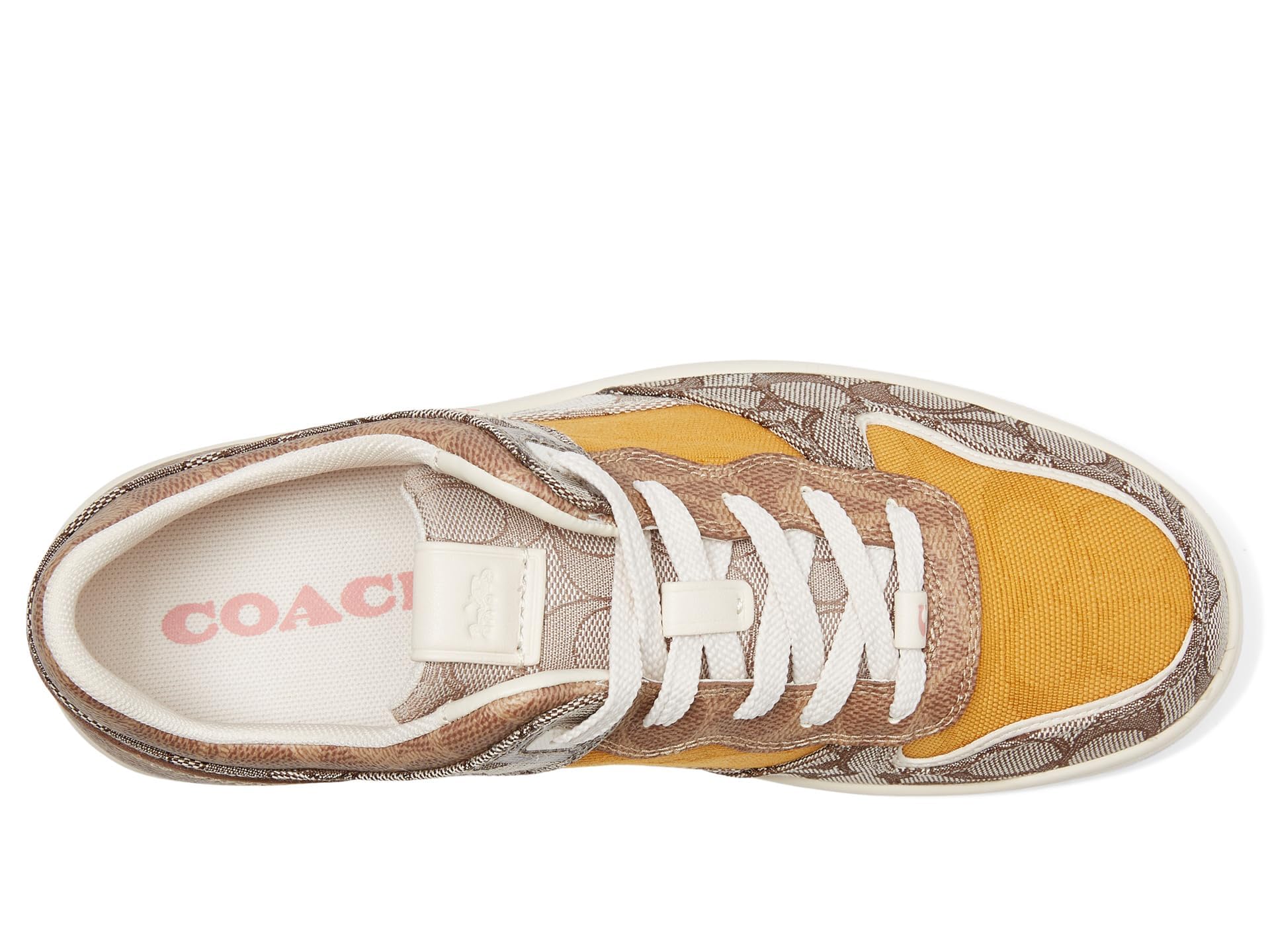 Coach C201 Multi Signature Buttercup/Tan 10 B (M)