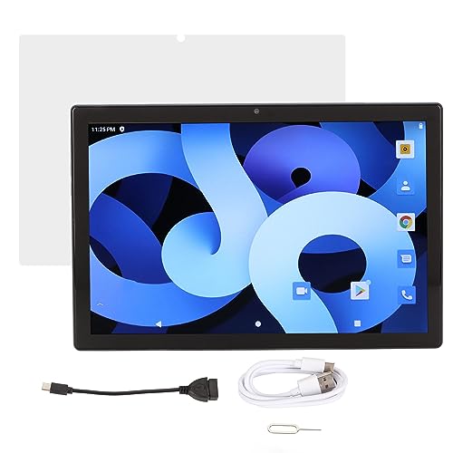DAUERHAFT Office Tablet, 4G LTE 5G WiFi Tablet PC Octa Core CPU 10.1 Inch 8MP 16MP Camera 12GB 512GB Memory for Home (Blue)