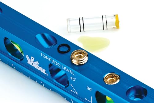 Ideal 35-207 6" Electrician Level With 4 Vials And Magnetic Jaw