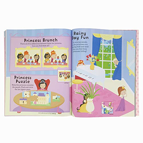 Totally Awesome 2000 Stickers: Perfectly Pretty Princess Activity and Sticker Book for Kids Ages 3-7 (Puzzles, Mazes, Coloring, Dot-to-Dot, And More!)