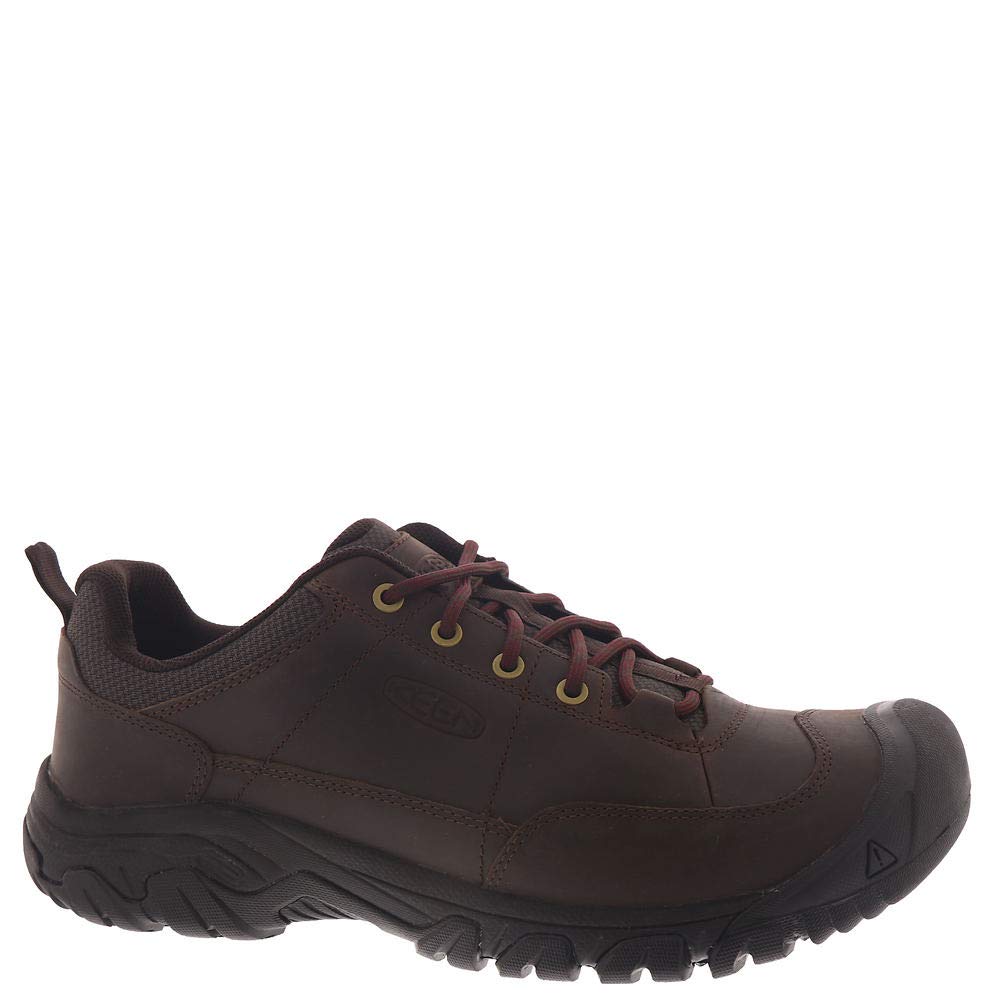 KEEN Men's-Targhee 3 Oxford Casual Hiking Shoes, Dark Earth/Mulch, 11 Wide