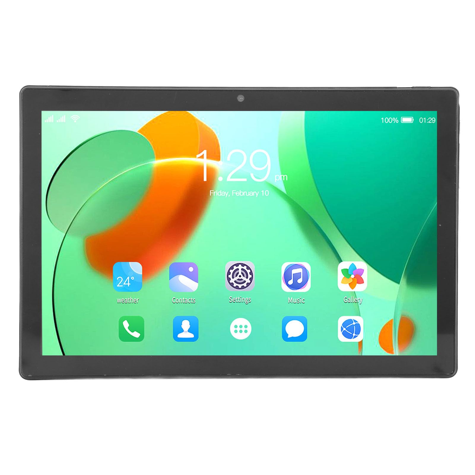 DAUZ 10.1 Inch Tablet, 5.0 8GB 256GB 2 in 1 Portable Tablet 5G WiFi 100β240V for Travel for Android 12.0 (US Plug)