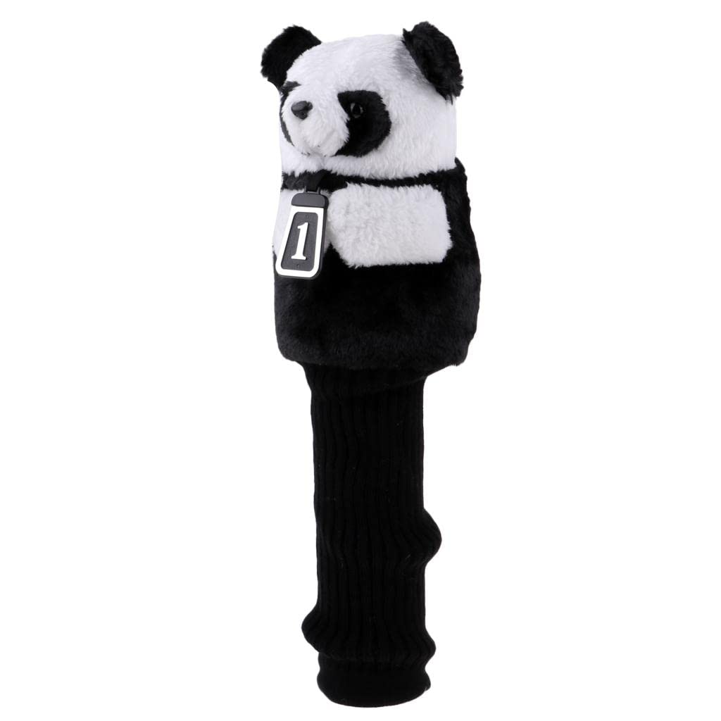 DYNWAVE Animal Shape Golf Club Headcover Wood Driver Head Cover Accessory, Panda