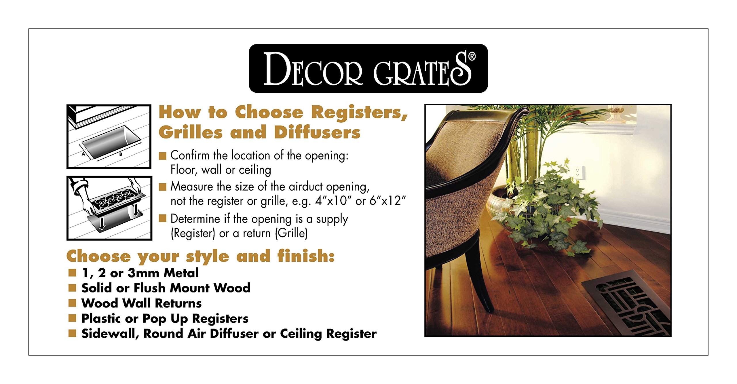 Decor Grates SPH210-NKL 2 10-Inch Scroll Floor Register, 2x10, Brushed Nickel Finish