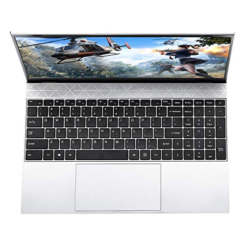 Habisder 15.6 inch Laptop, IPS Display, 64-bit Quad-core celeron_j4115 Processor, 8GB RAM, 256GB SSD, scalable 1TB SSD Solid State Drive, 8000mAh high Battery Life, Windows 10 OS（Grey）