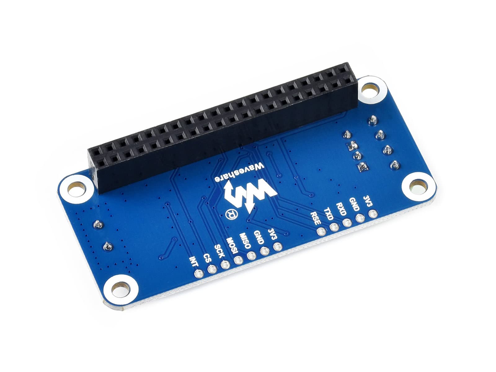 RS485 CAN HAT for Raspberry Pi 4 3/2/1 Model B B+ A+, Onboard CAN Controller MCP2515 via SPI Interface, Transceiver SN65HVD230 and SP3485, Allow Long-Distance Communication via RS485/CAN Function