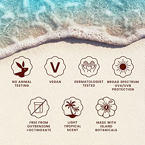 Hawaiian Tropic Sheer Touch Body Serum SPF 30, 3.3 oz | Hyaluronic Acid Serum, Sunscreen , Hydrating Serum, Travel Size, SPF 30, 3.3 oz