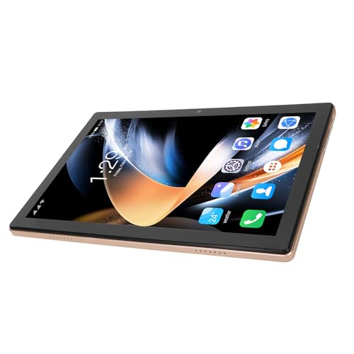 DAUZ 5G WiFi Tablet, Supports Fast Charging 100-240V 8 Core CPU Night Reading Mode 10.1 Inch Tablet for Business (US Plug)