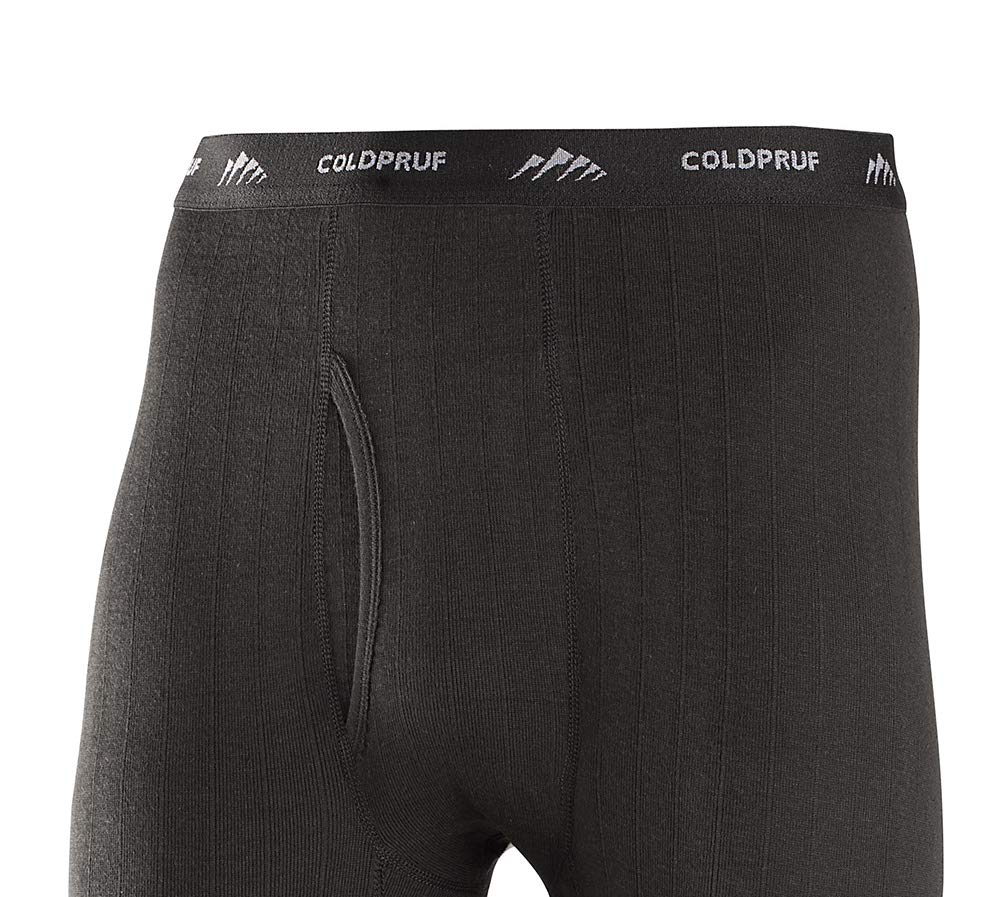 ColdPruf Men's Enthusiast Single Layer Bottom, Black, Small
