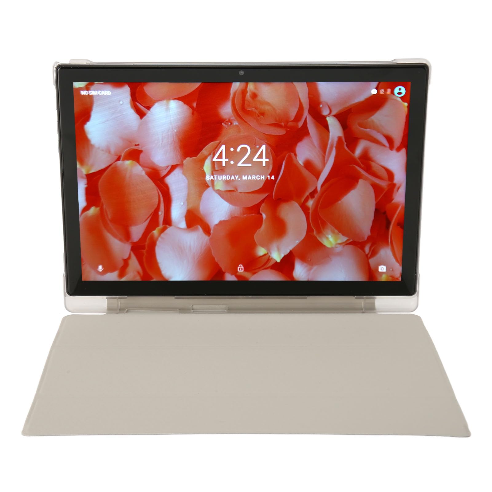 DAUZ Gaming Tablet 4G LTE 5G WiFi Office Tablet 10.1 Inch HD Case with Film (US Plug)