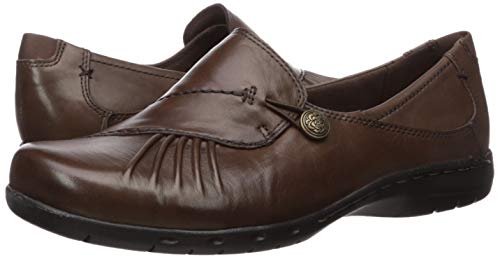 Cobb Hill Women's Paulette Flat, Bark, 10 W US