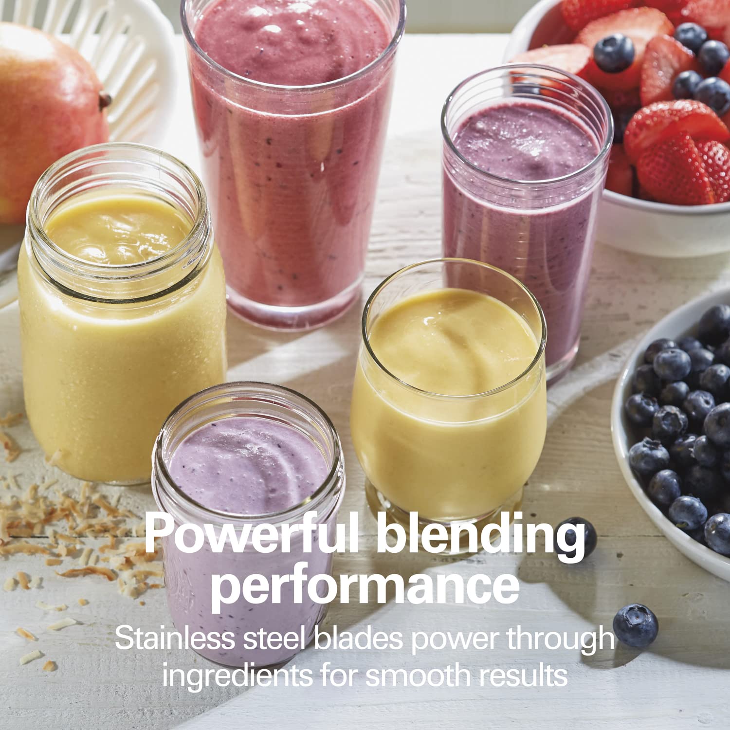 Hamilton Beach Mini Cordless Portable Personal Blender and Hamilton Beach Portable Blender for Shakes and Smoothies