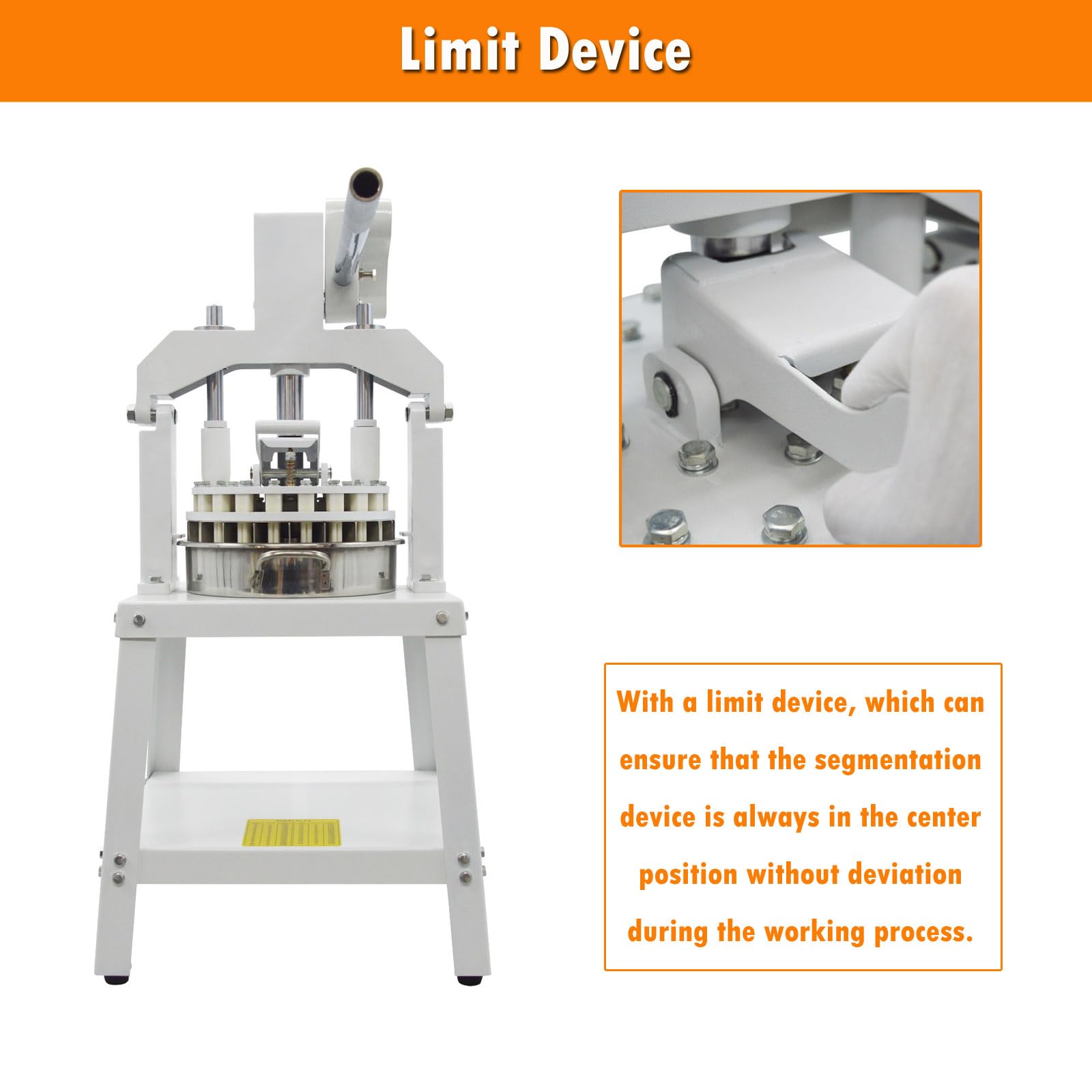 INTSUPERMAI Dough Divider Cutter Machine 36PCS Manual Dough Divider Rounder 3 Pans Hydraulic Dough Equal Cutter DIvider Cutting Machine 1.06oz-5.64oz One Piece