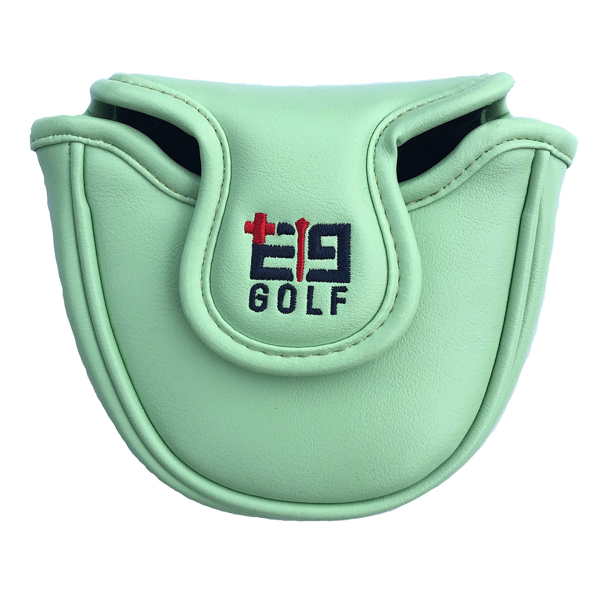 e9 golf Fore The Birds Round Mallet Golf Putter Headcover - Nylon Subtle Camo Material - Men & Women Golf Mallet Putter Covers Accessories - Universal Fit Putter Cover (Camo Black Mallet)