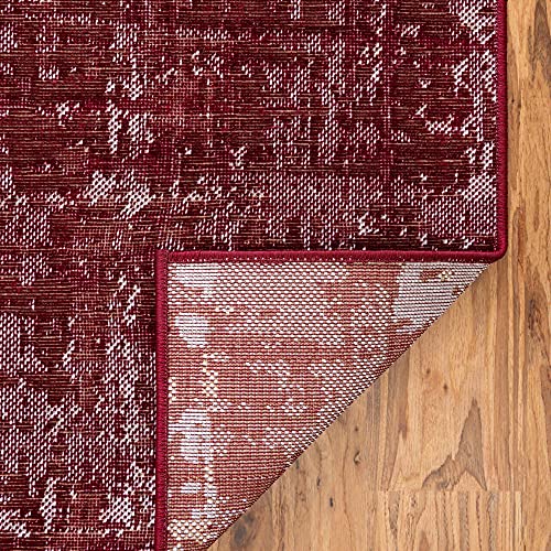 Rugs.com Valencia Collection Area Rug – 4' x 6' Charcoal Low Rug Perfect for Entryways, Kitchens, Breakfast Nooks, Accent Pieces