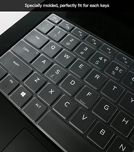Keyboard Cover Skin for Dell Alienware m17 R5, Alienware m15 R7, Alienware M16 R1, Alienware x15 R1 R2 15.6" & x17 R1 R2 17.3", Alienware m15 R5 R6 R7 15.6", Dell G16 7630 7620 Gaming Laptop, TPU
