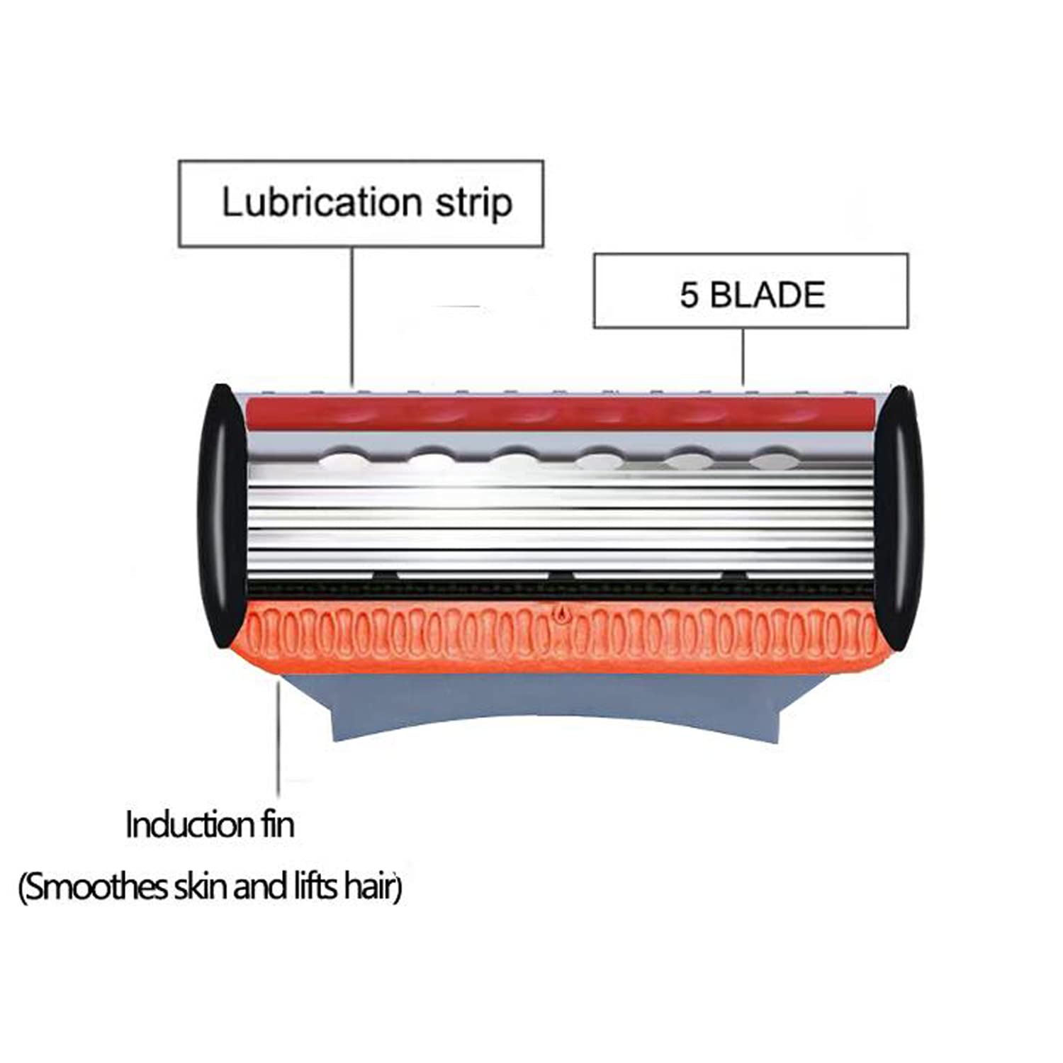 Fusion Razor Blades Refills 20 Pieces,Fusion 5 Blades Fusion 5 Blade Refills,Men's Razor 5 Blade Replacement Fusion Razor Blades for Sensitive Skin(20 Pieces)-n1