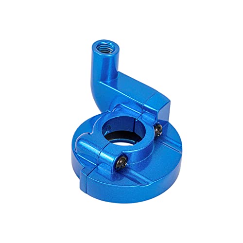 PUCKY New 7/8" 22mm Twist Throttle Accelerator Handle Grips and Cable Set with Kill On Off Switch for 50cc 110cc 150cc 250cc Mini Bike ATV Quad Pit Bike Dirtbike (Blue)