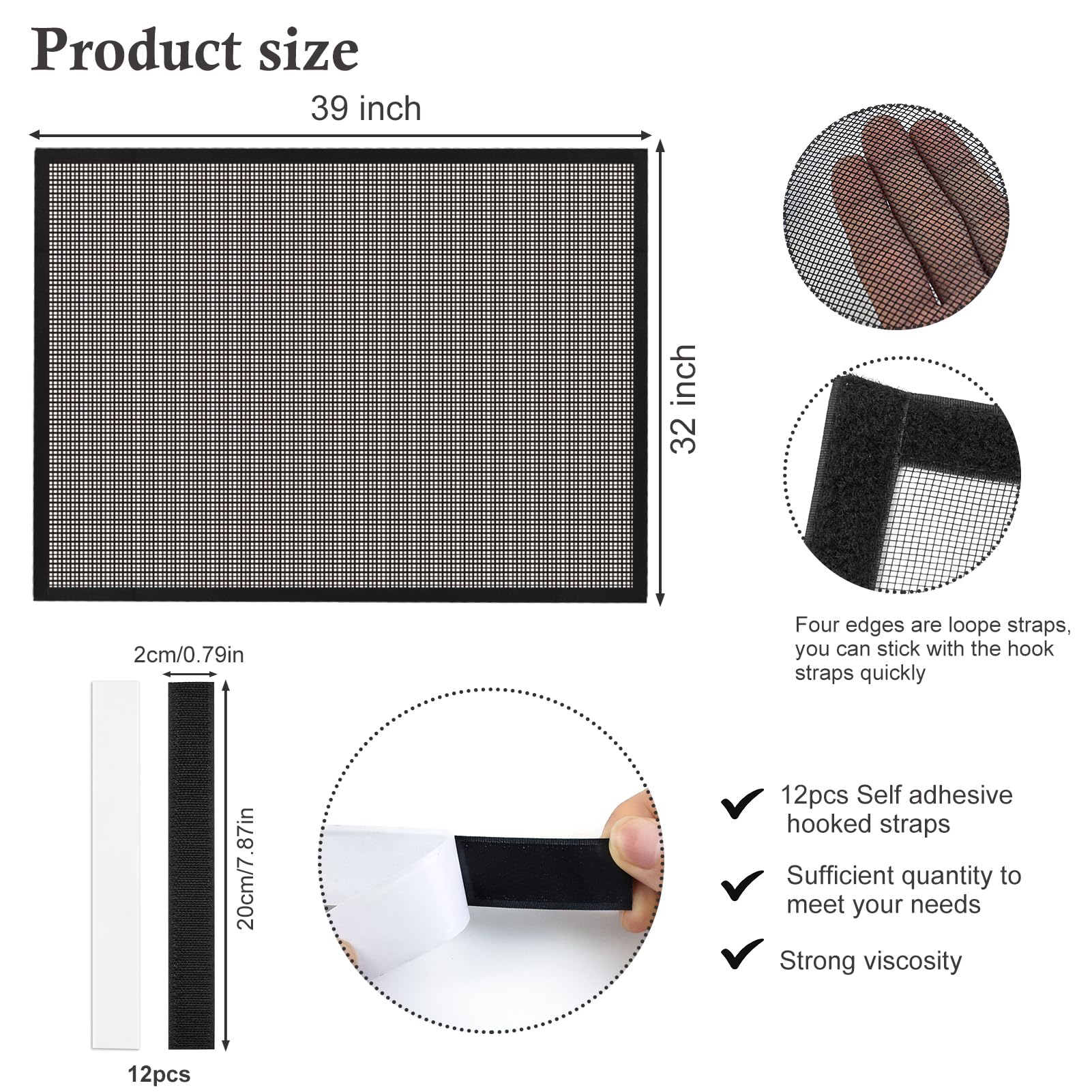 Fireplace Screen Safe Mesh Gate Child Proof Fireplace Mesh Screen Fireplace Barrier Guard Fireplace Net Adhesive Fireplace Cover Fireplace Doors for Existing Fireplace for Toddler Baby Pets 39*32inch