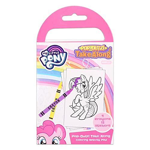 My Little Pony Coloring Book Super Set - Bundle with 4 My Little Pony Books Filled with Games, Puzzles, Stickers and Coloring Activities | MLP Party Supplies