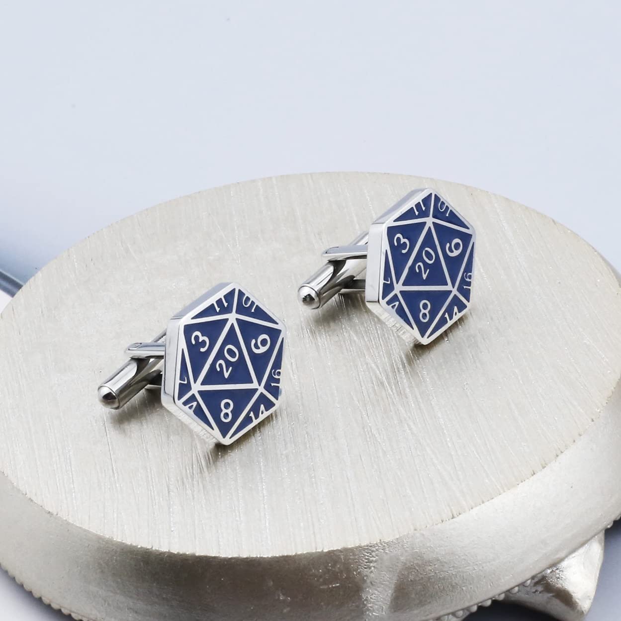 DGHMHD Dungeons and Dragons Cufflink Dungeon Master DND Dragon Masters Gift Birthday Gifts for Men Boyfriend (S+BACK)